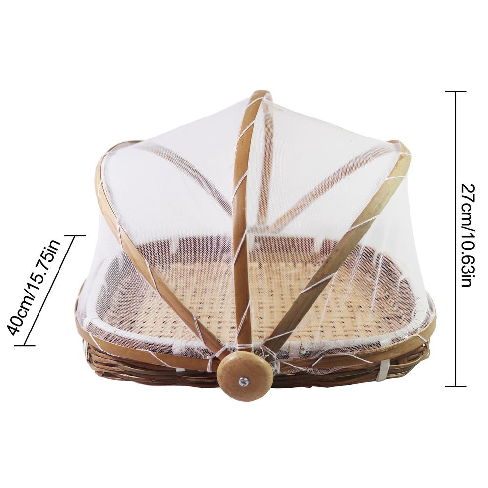 Willow & Bamboo Covered Basket - Covered Basket